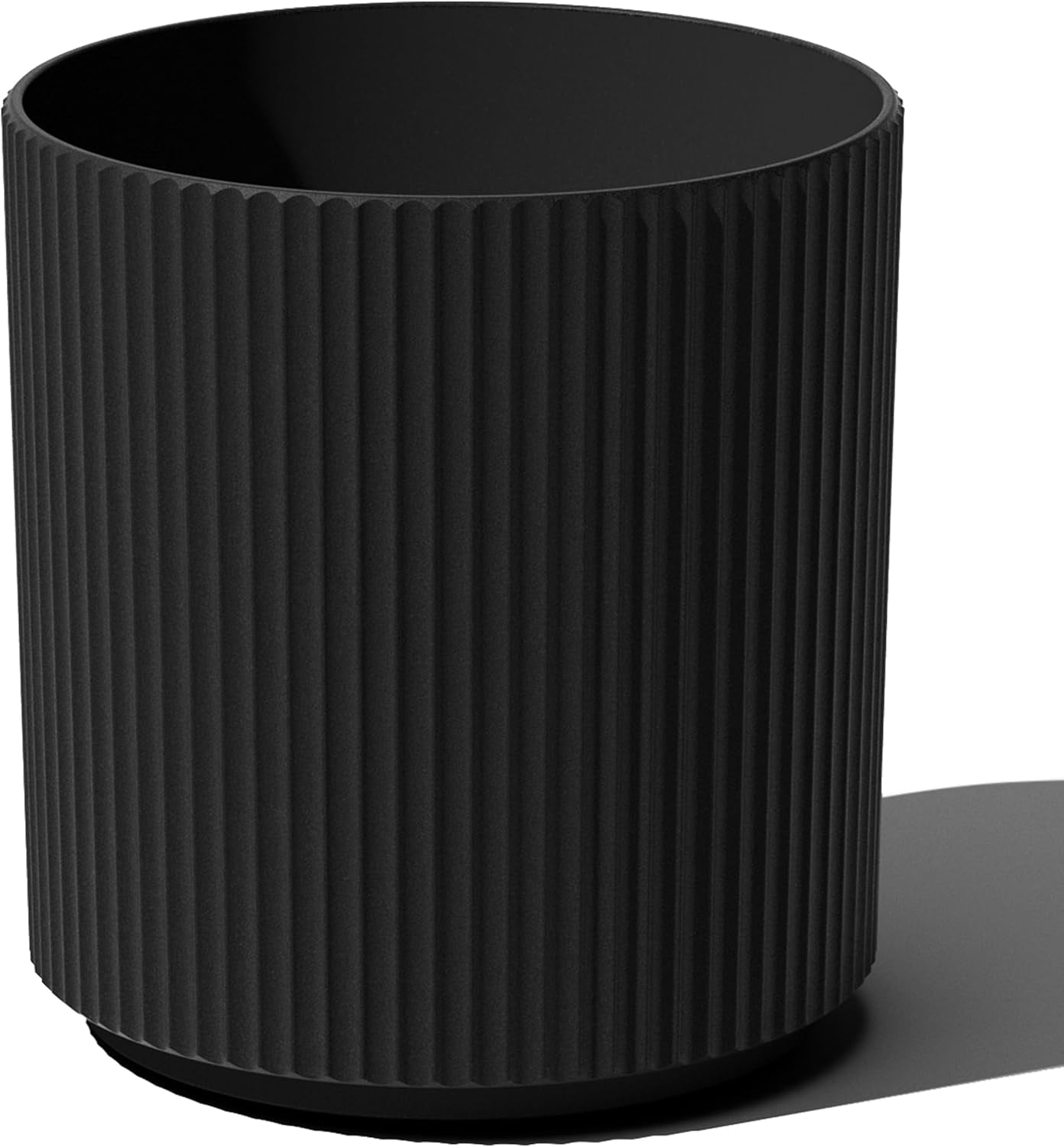 Demi Planter - Large Round Planter for Indoor or Outdoor Patio/Balcony ...