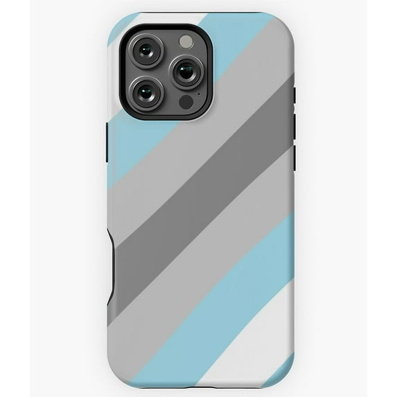 Demiboy Pride Flag Stripes Art M3605 Phone Case for iPhone 17 16 15 14 13 12 11 Pro Max ...
