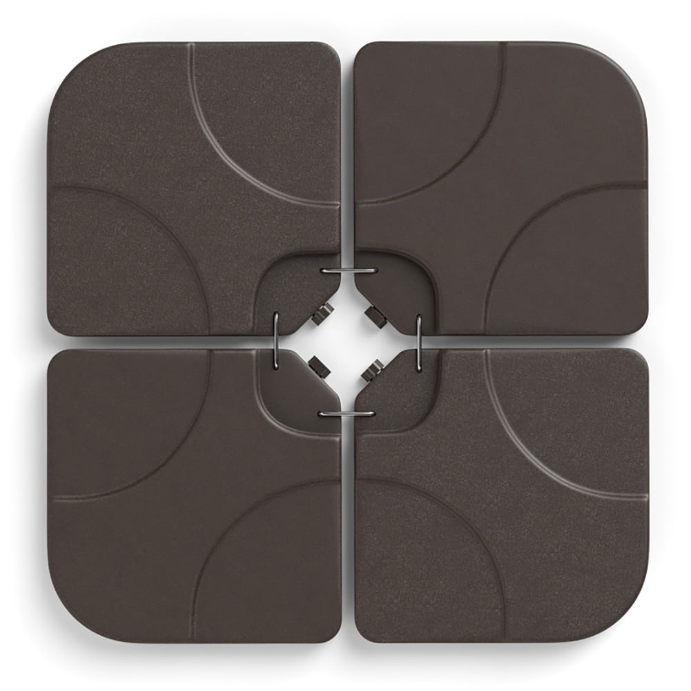 Demifill 20 Inch Patio Offset Water Filled Plate Umbrella Base Sand ...