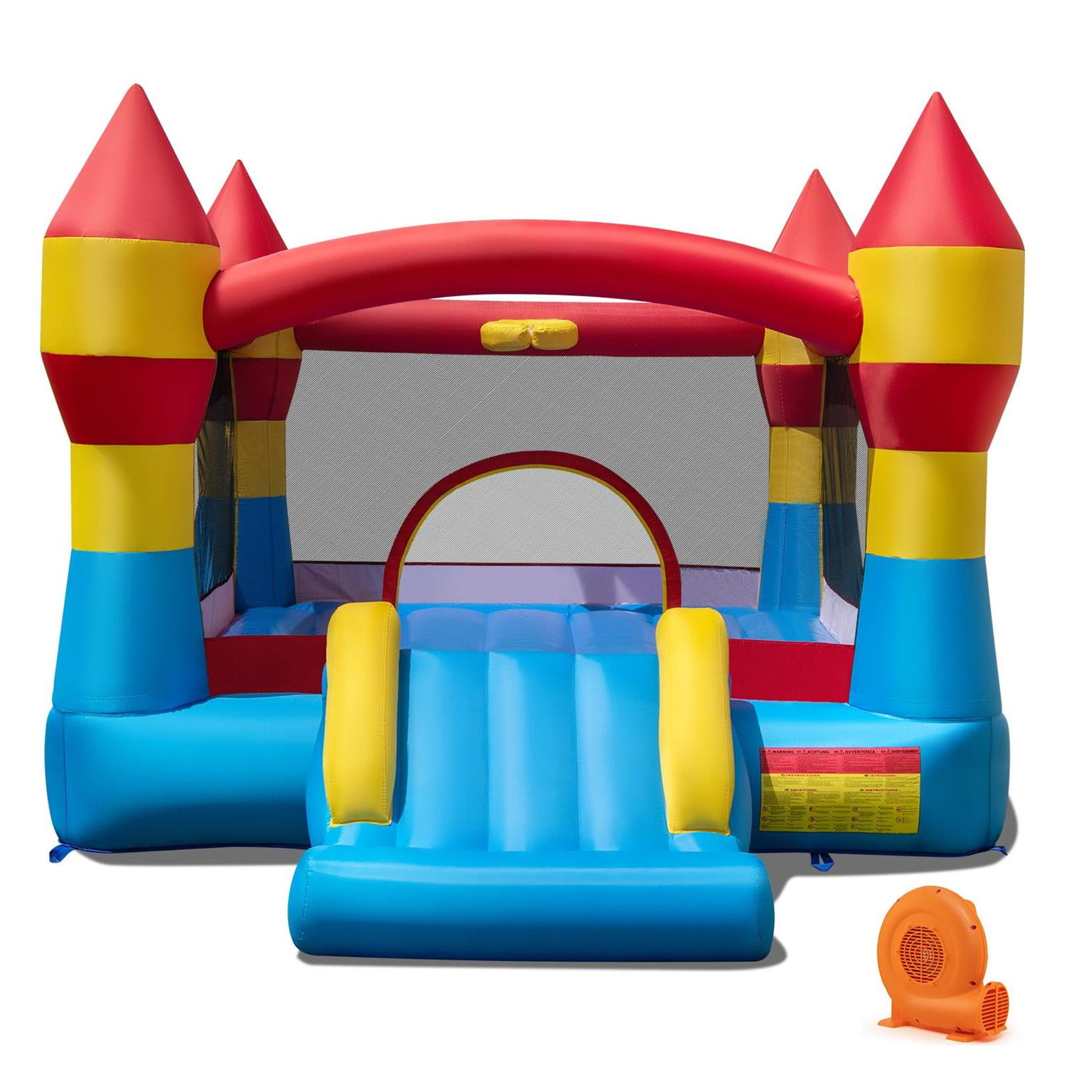 Demifill 3-In-1 Inflatable Bouncer, Large Jumping Area, 420D Oxford ...