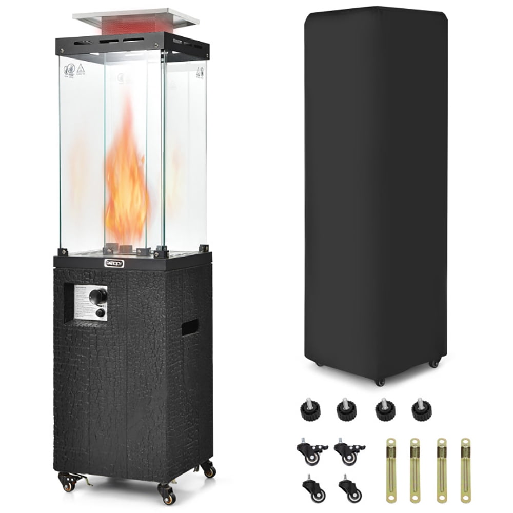 Demifill 41 000 BTU Propane Patio Heater with Metal Hood, propane ...