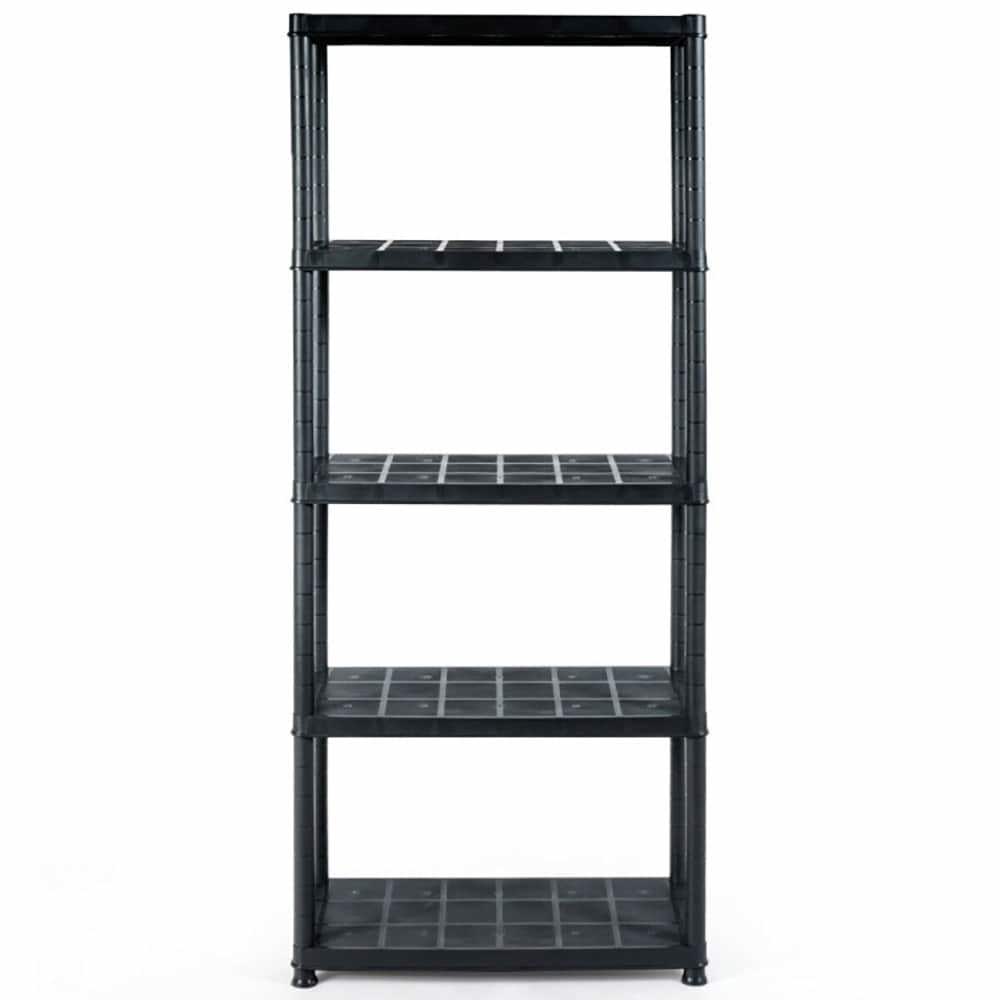 Demifill 5-Tier Storage Shelving Freestanding Heavy Duty Rack, Open ...