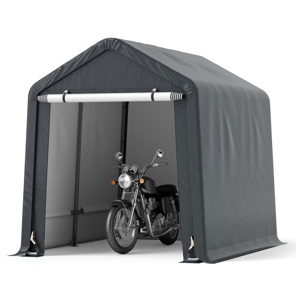 Demifill 8 Feet Portable Motorcycle Outdoor Storage Shelter, Storage ...