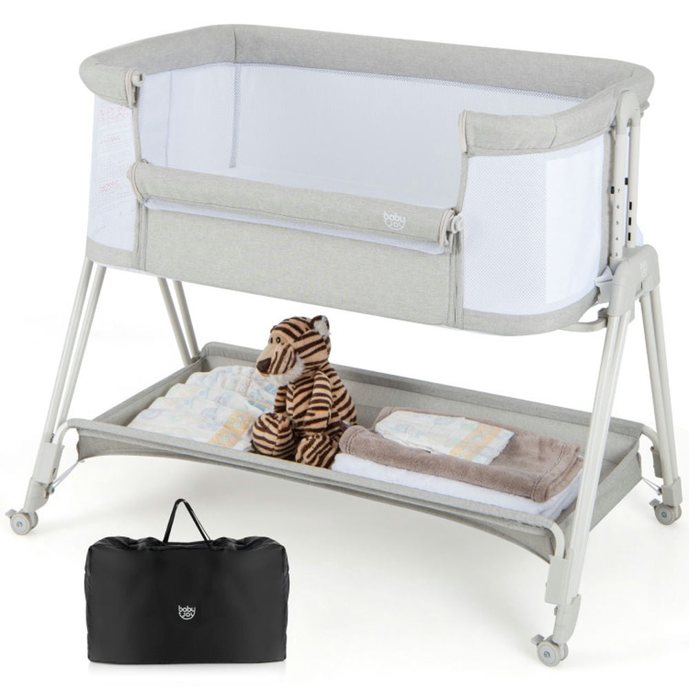 Demifill Foldable and Portable Baby Bedside Sleeper with 7 Adjustable ...