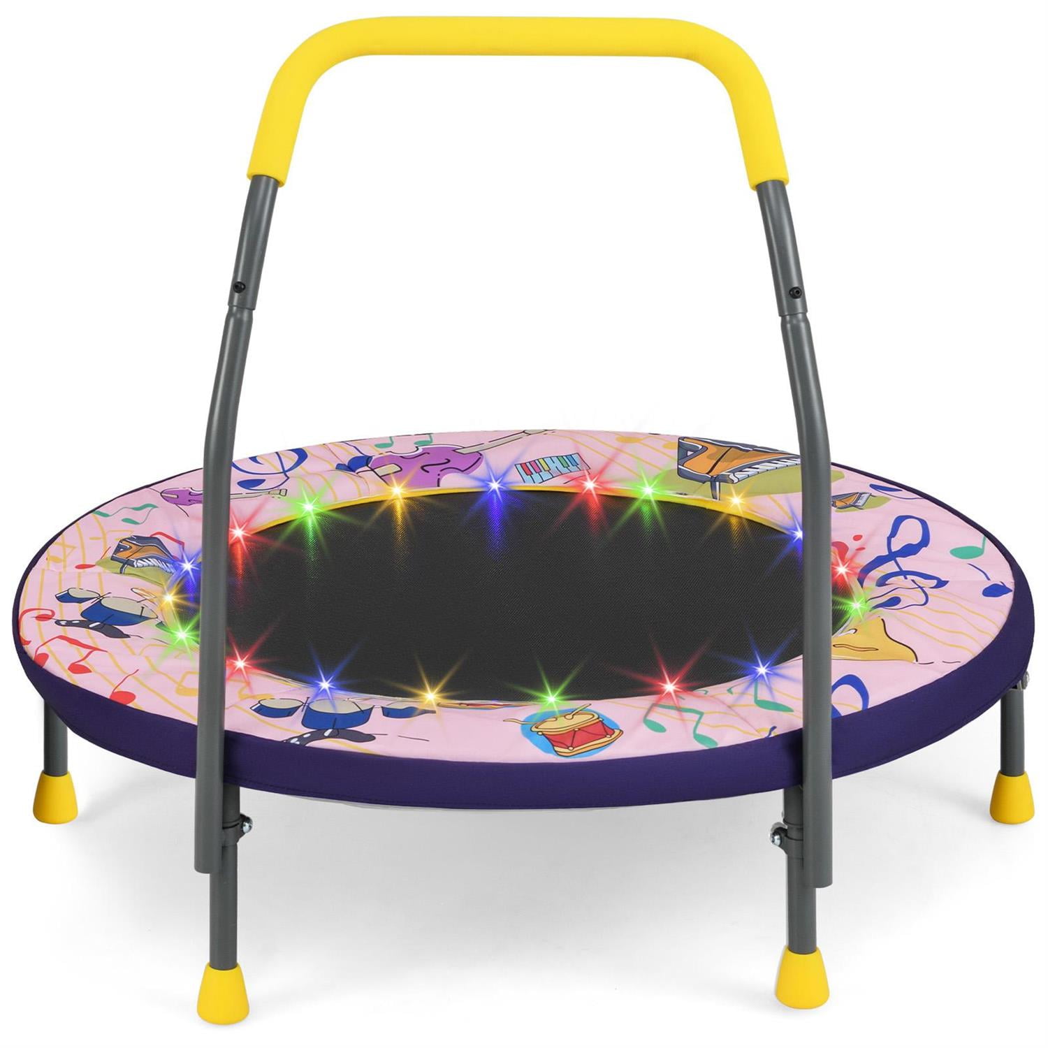 Demifill Mini Folding Trampoline, Springless Design, Anti-Skid Jump Mat ...
