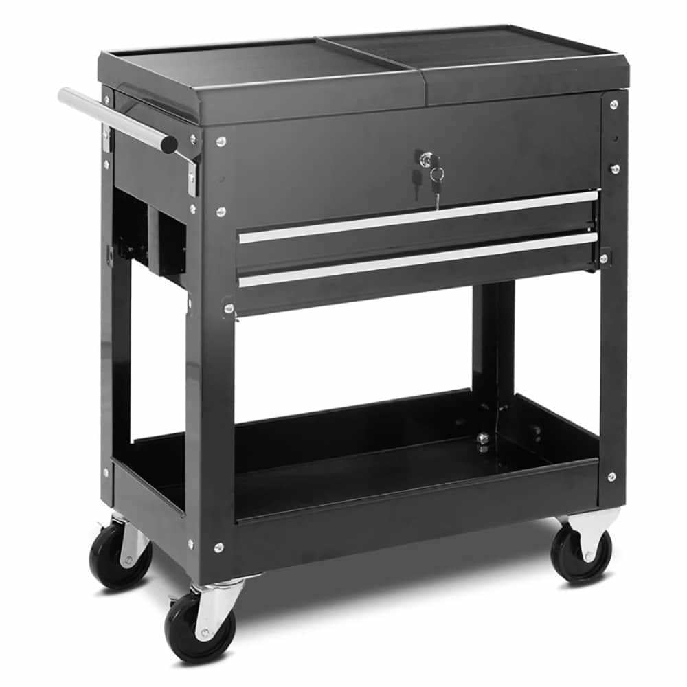 Demifill Rolling Mechanics Tool Cart, Slide Top Utility Storage Cabinet ...