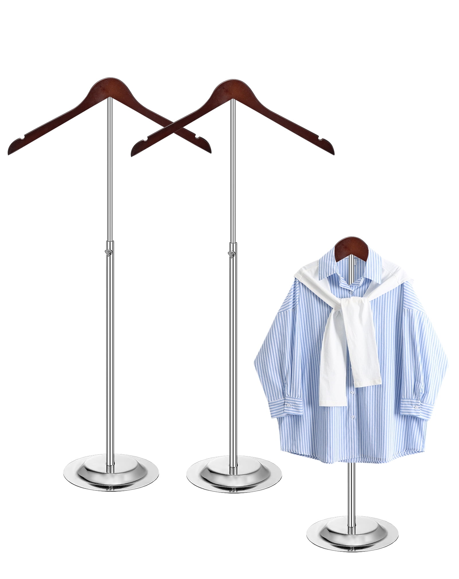 Demine Adjustable T-Shirt Display,2Pcs Shirt Shoulder Stand,Clothes ...