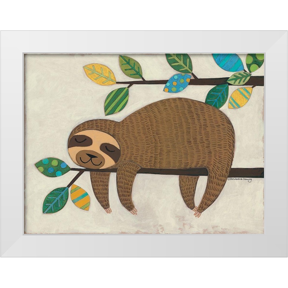 Deming, Bernadette 24x19 White Modern Wood Framed Museum Art Print ...