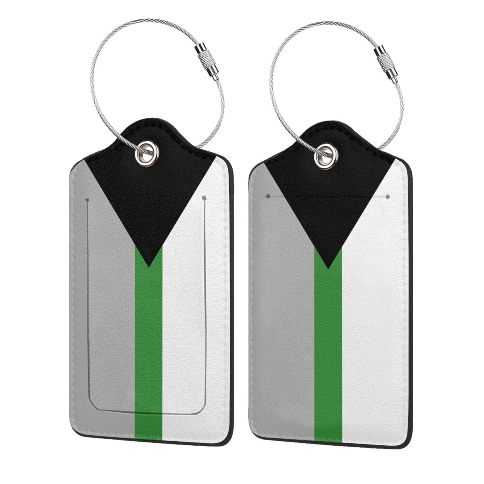 Demiromantic Pride Flag Luggage Tags for Suitcase Tags Identifiers with ...