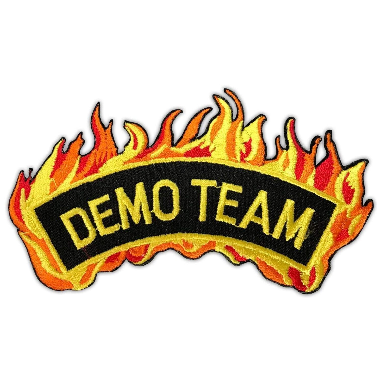 Demo Team w/Fire ArchMartial Arts Taekwondo Karate Team Iron On Patch ...