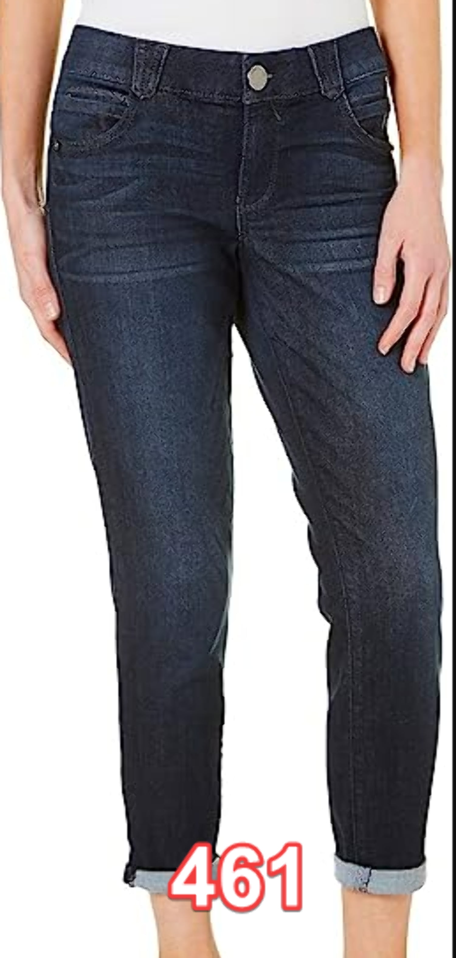 Democracy Women's Ab Solution Crop In Indigo Sz14 - Walmart.com