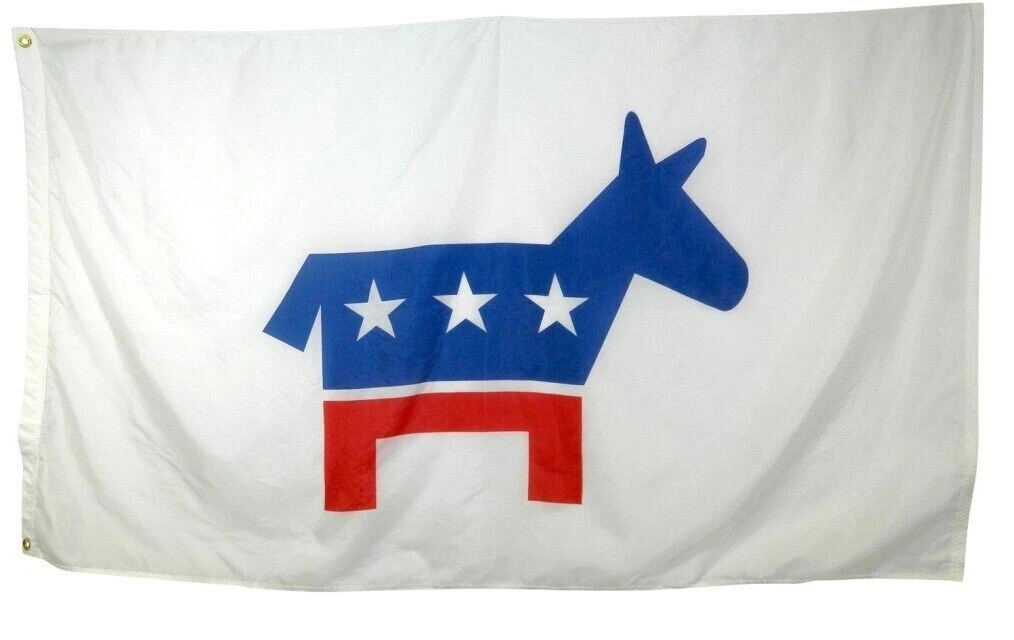 Democrat Flag 3X5Ft Political Party House Flag - Walmart.com