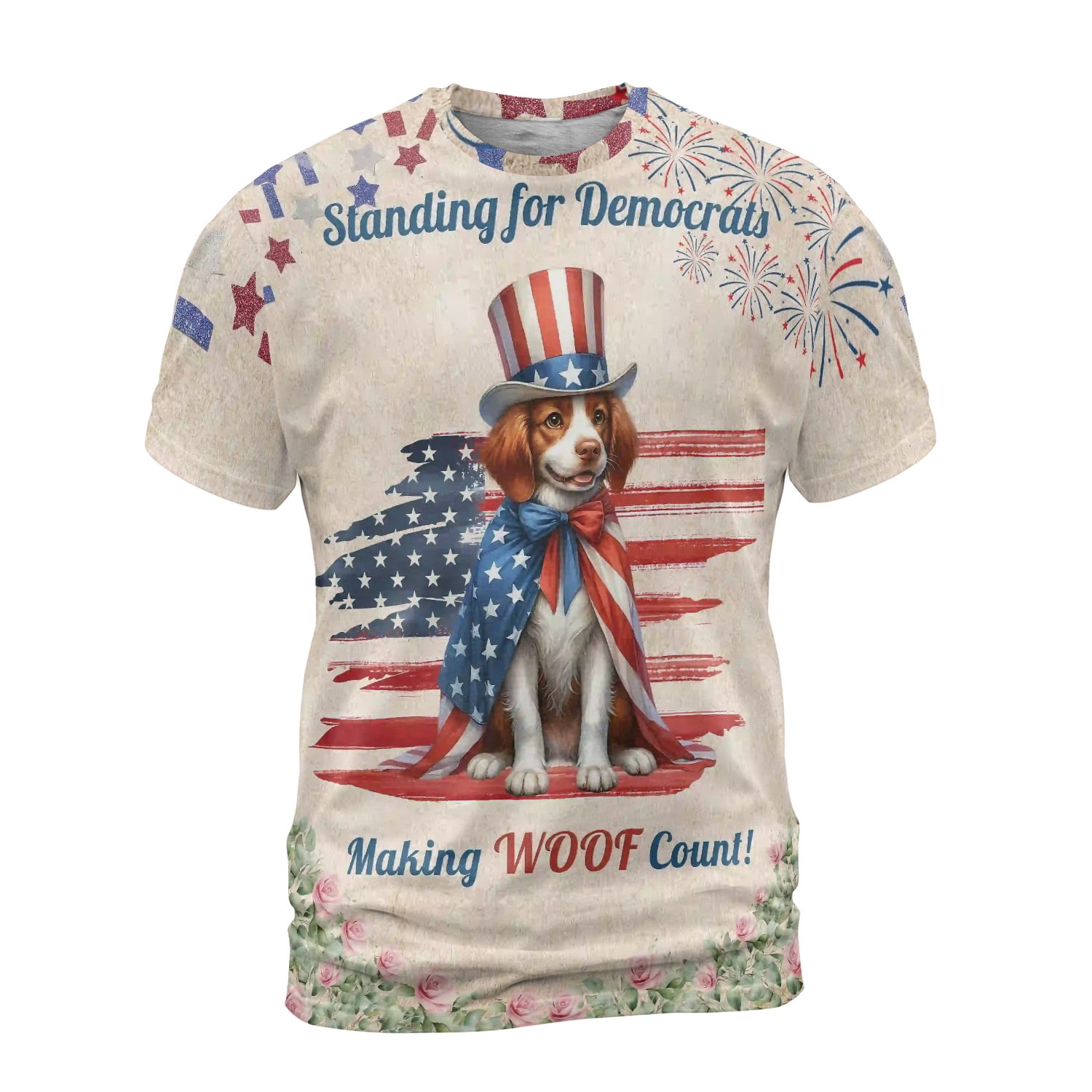 Democratic Brittany Spaniel Making Woof Count Election 2024 All Over ...