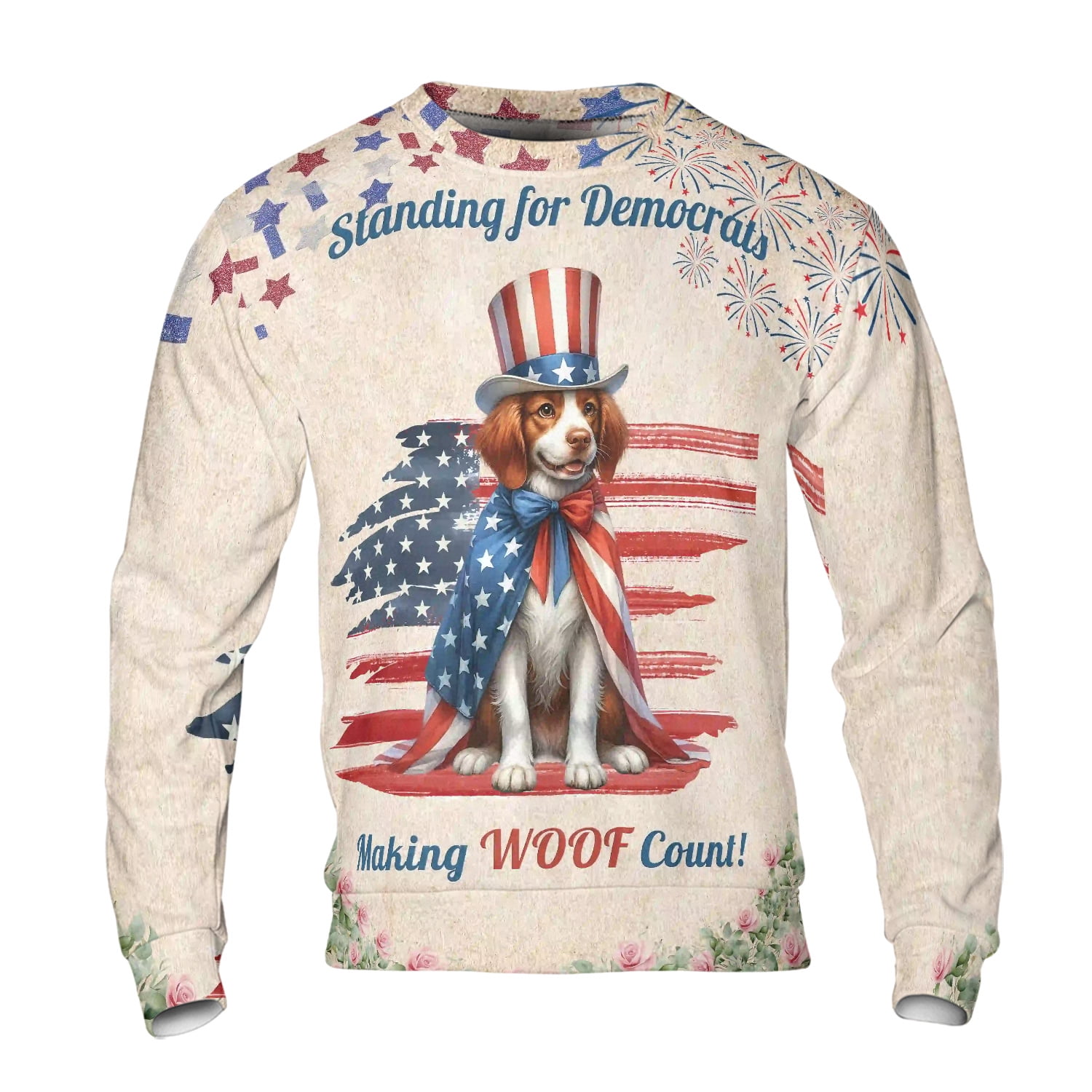 Democratic Brittany Spaniel Making Woof Count Election 2024 All Over ...