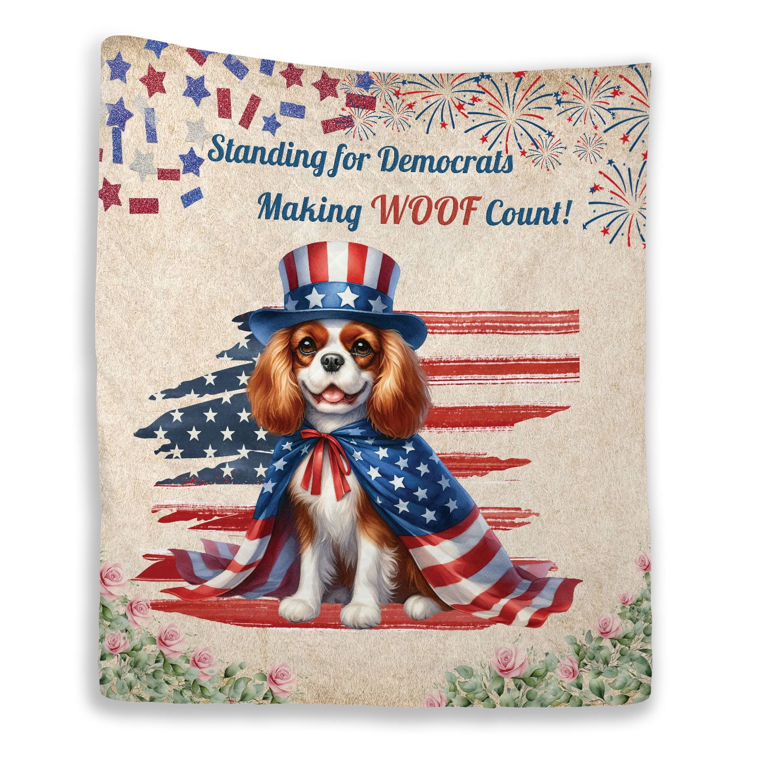 Democratic Cavalier King Charles Spaniel Making Woof Count Election ...