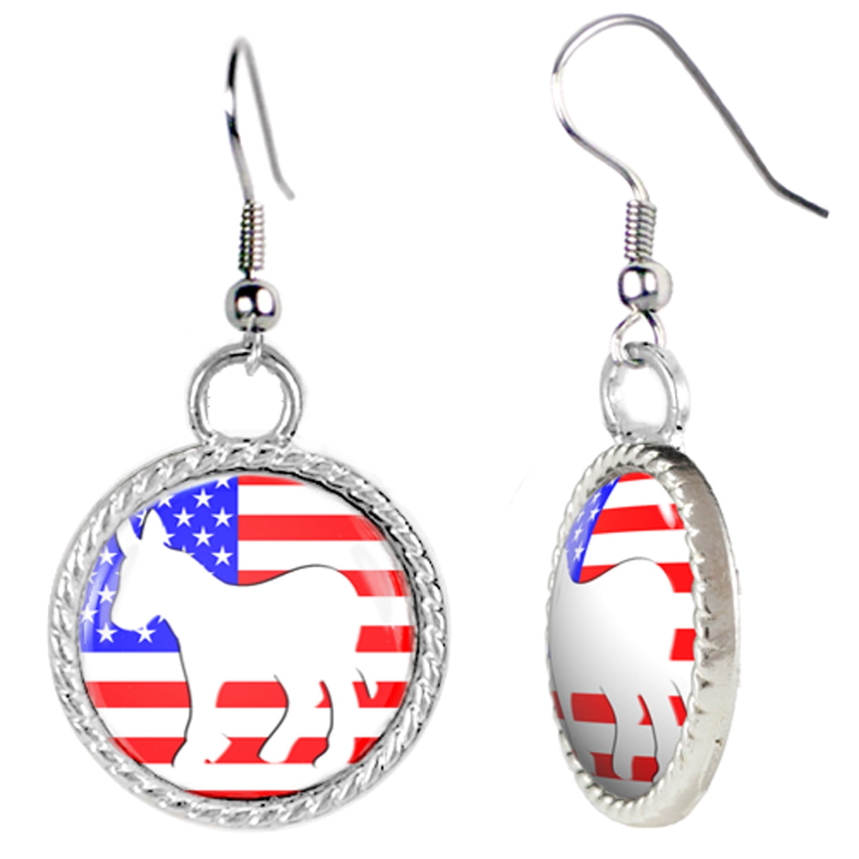 Democratic Donkey Political Politics Republican Earrings - Walmart.com