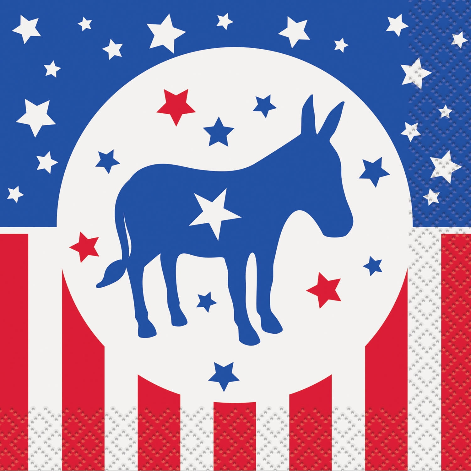 Democratic Election Party Cocktail Napkins, 16ct - Walmart.com