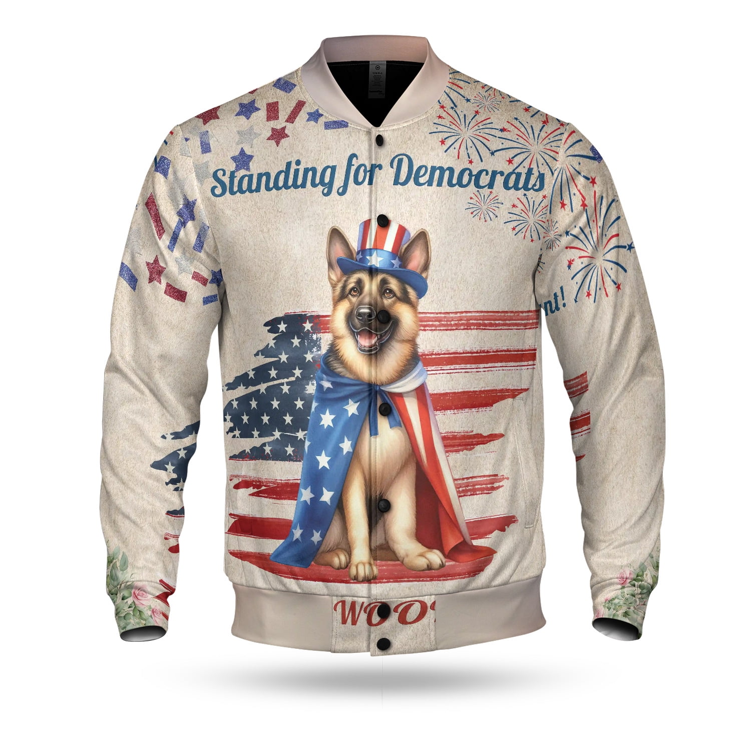 Democratic German Shepherd Making Woof Count Election 2024 All Over ...