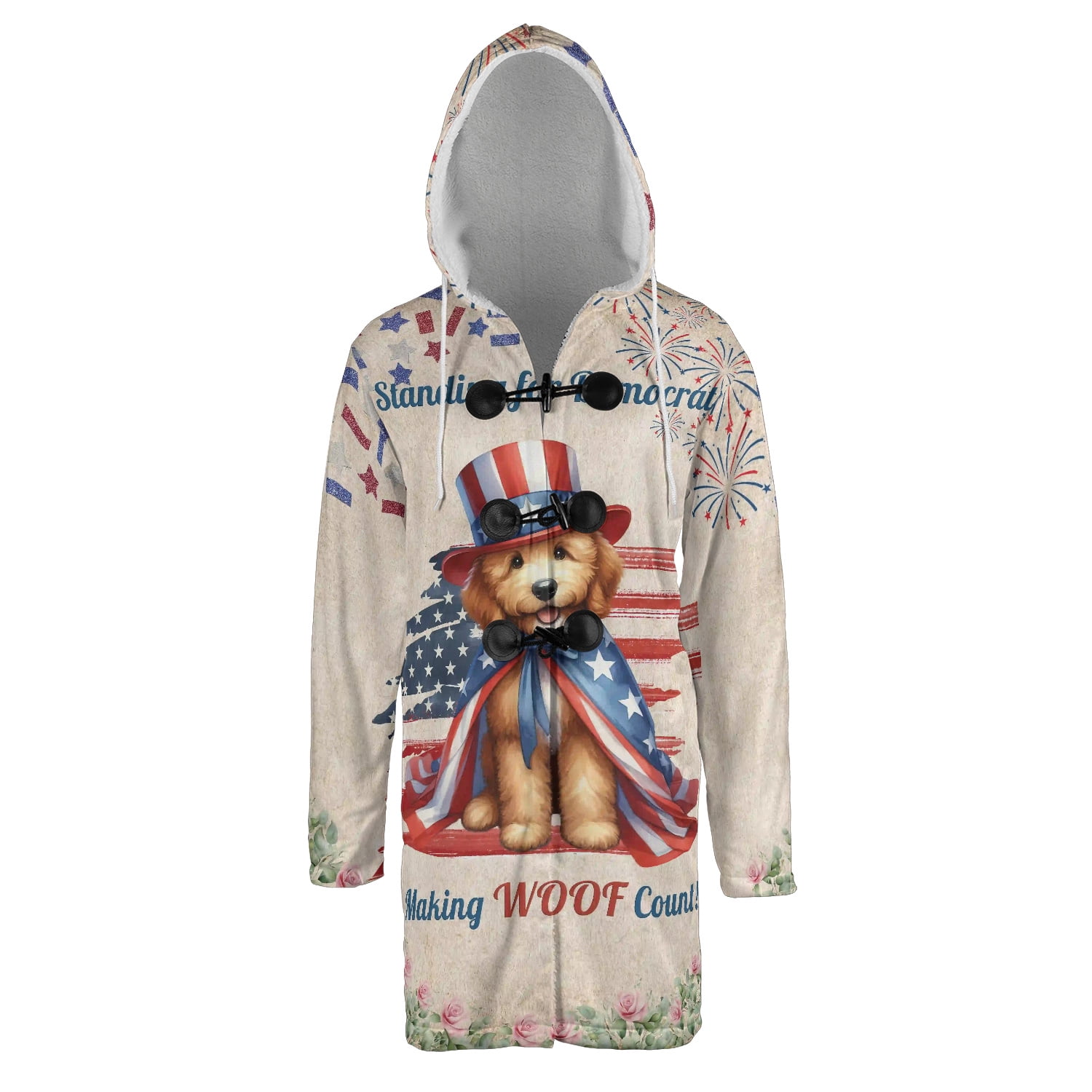 Democratic Goldendoodle Making Woof Count Election 2024 All Over Print ...