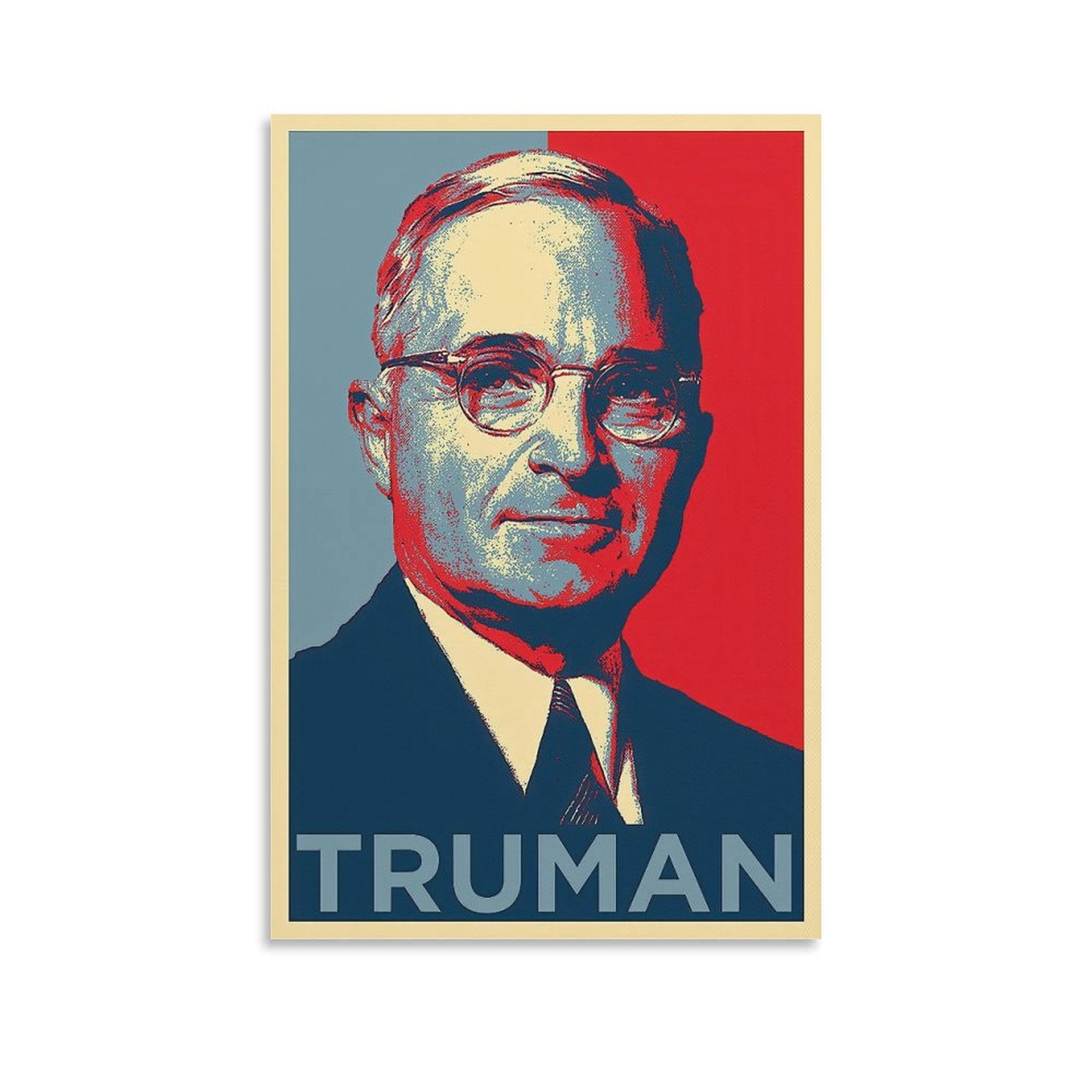 Democratic Party Presidents of The United States Harry S. Truman Poster ...