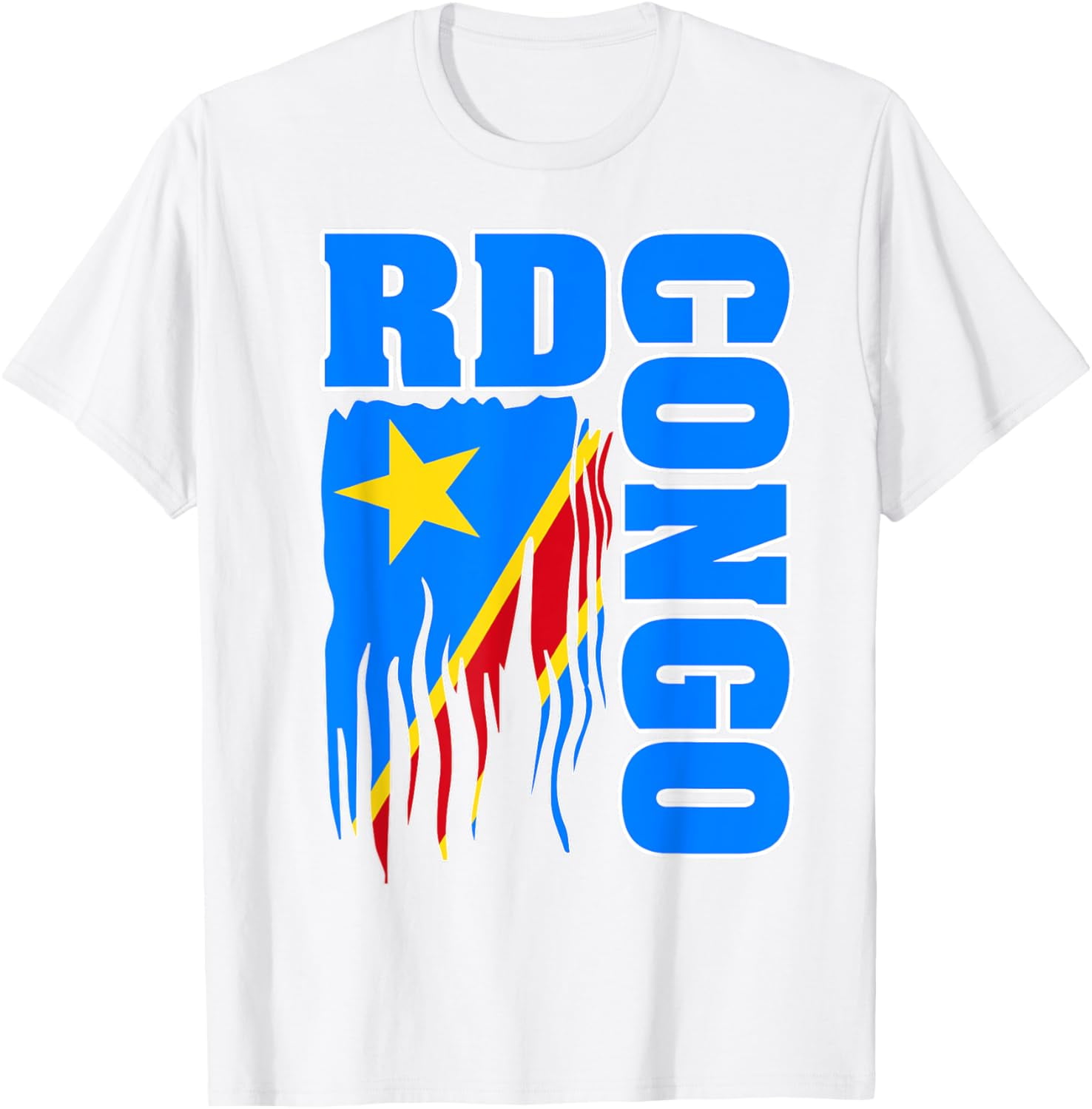 Democratic Republic Of Congo Pride Congolese Flag Love DRC T-Shirt ...