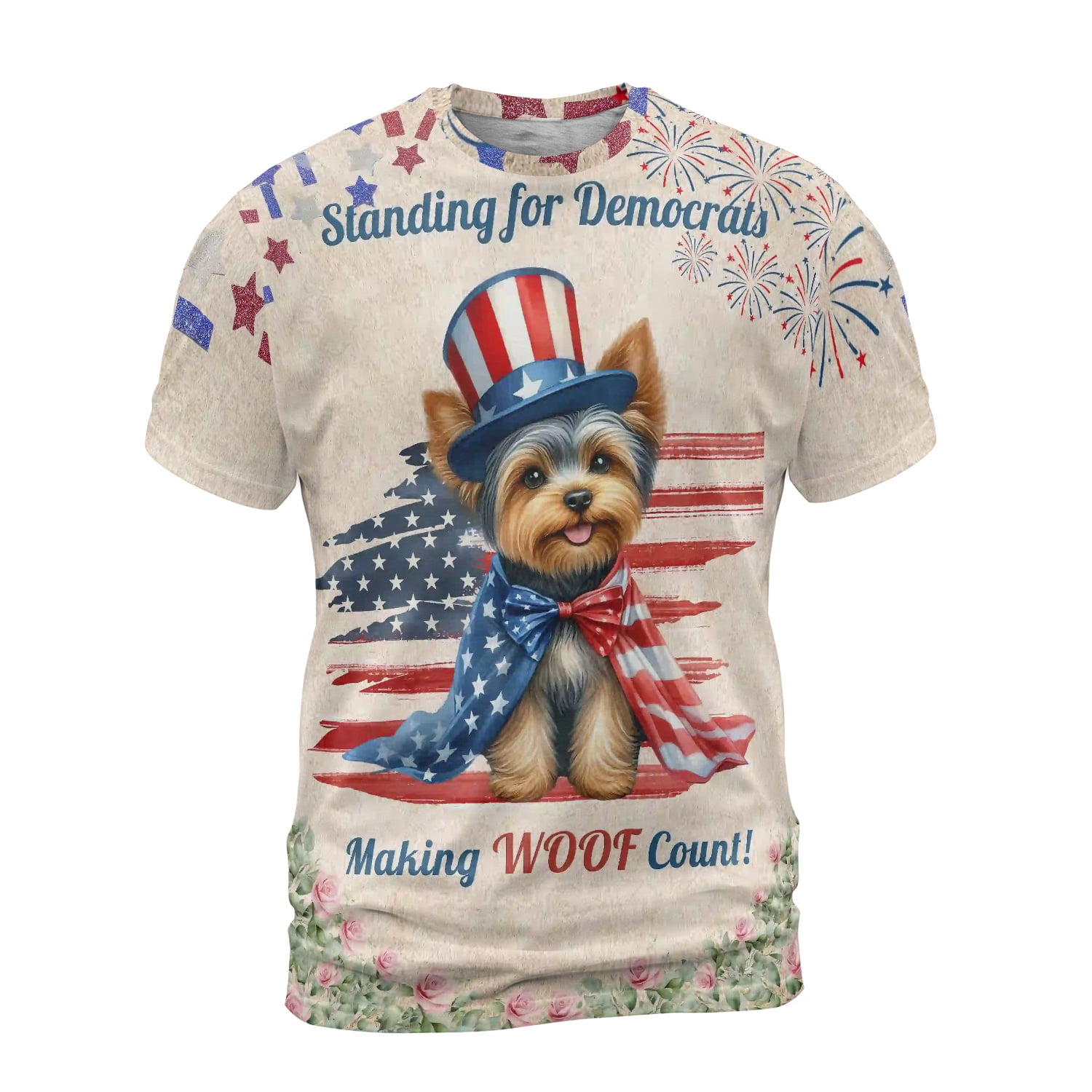 Democratic Yorkshire Terrier Making Woof Count Election 2024 All Over ...