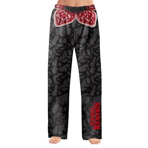 Demogorgon Flannel Pajamas Pants For Women Stranger Sweatpants Things ...