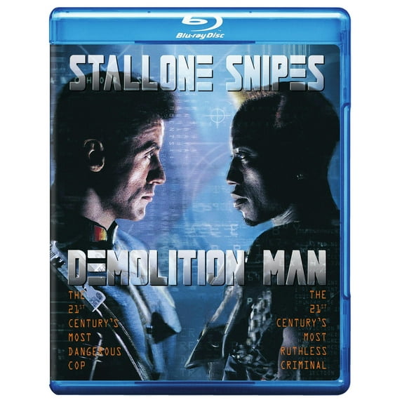 Warner Bros Demolition Man Blu-ray Movie - Starring Sylvester Stallone ...