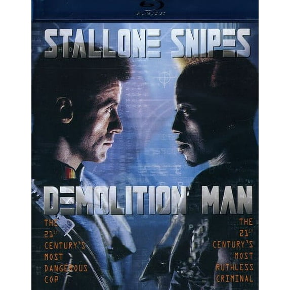 Warner Bros Demolition Man Blu-ray Movie - Starring Sylvester Stallone ...