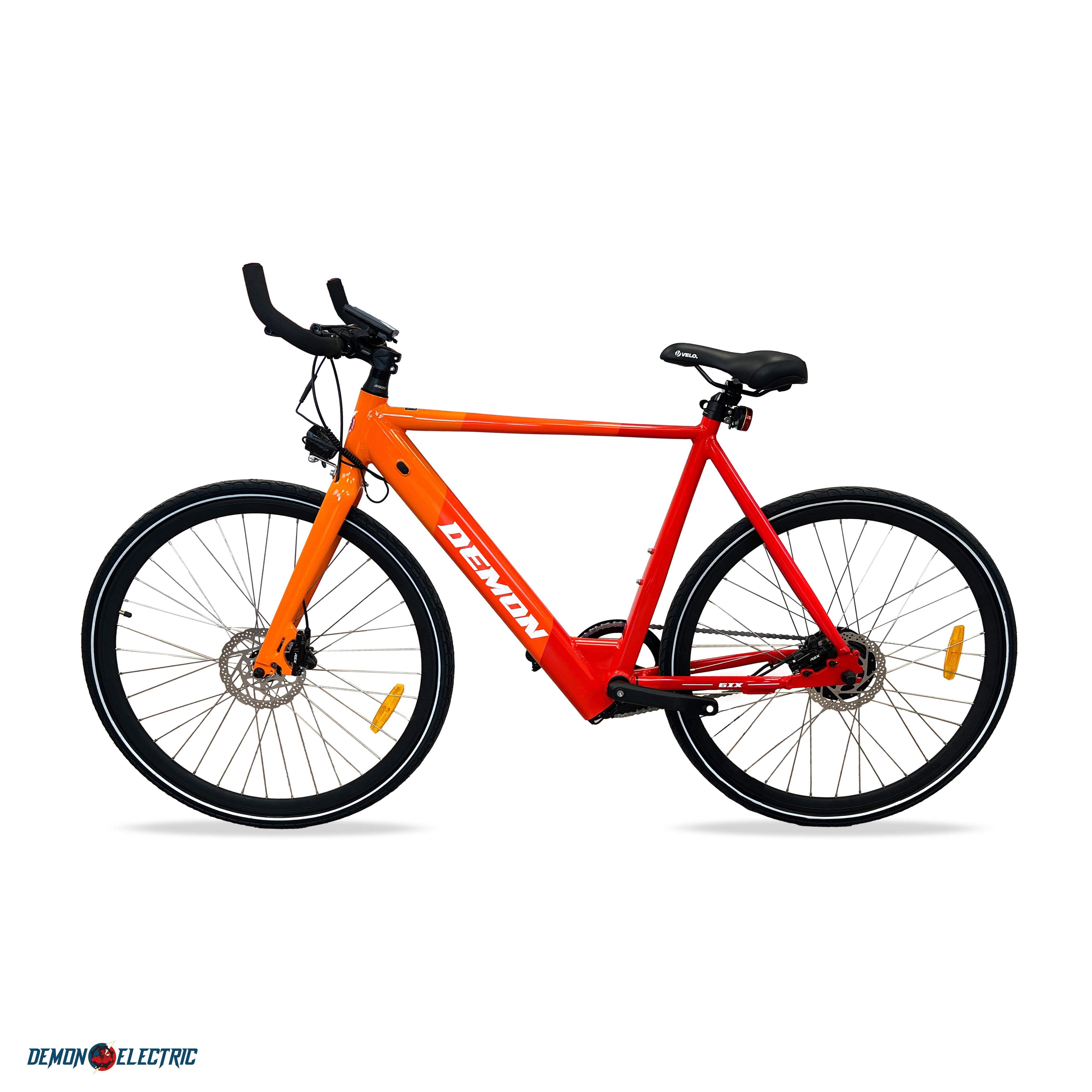 Demon 6ix 27.5" X 1.5" Tires, 250W City Electric Bike, 36V 10.5Ah ...