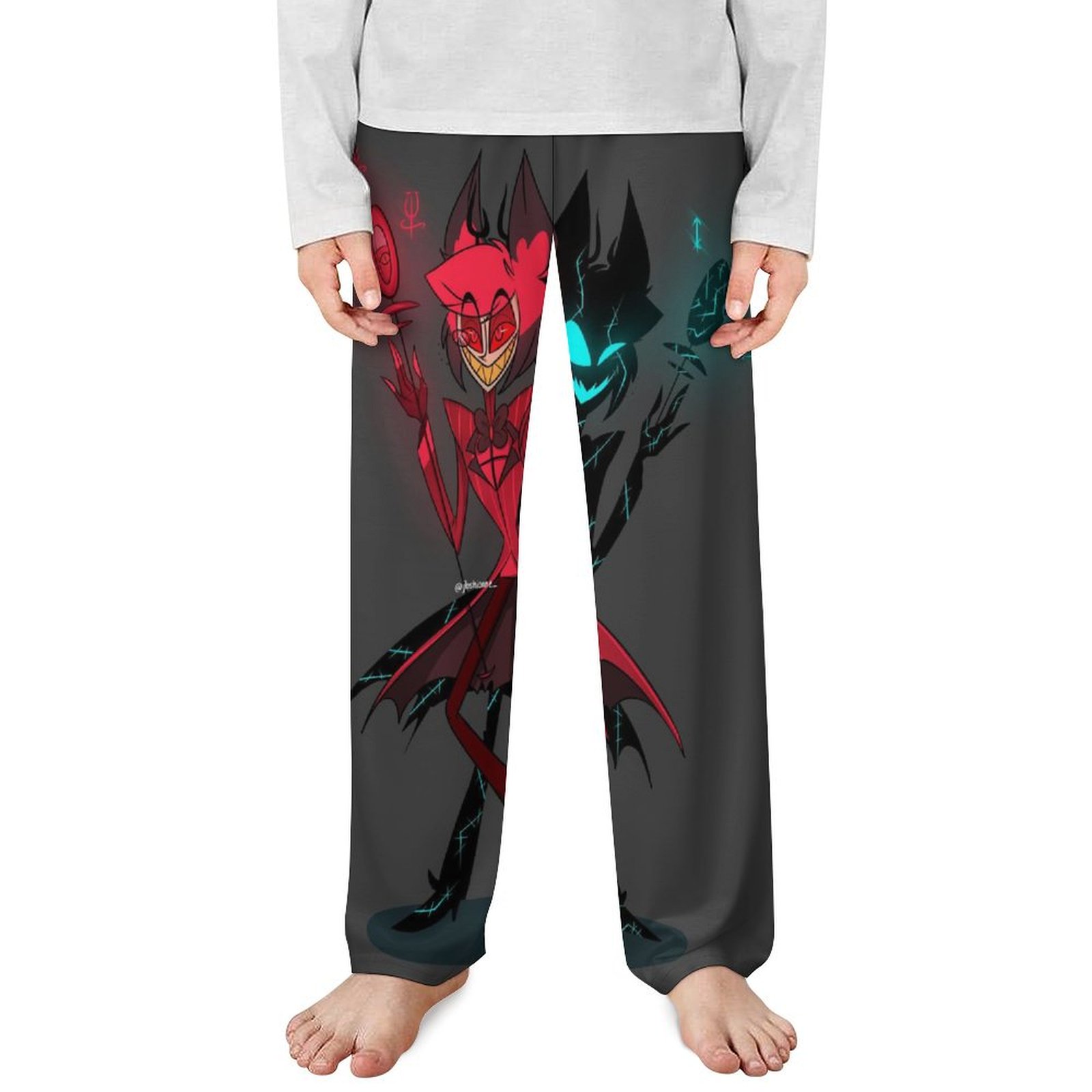 Demon Alastor Hazbin Hotel Children's Pajamas Lounge Straight Leg ...