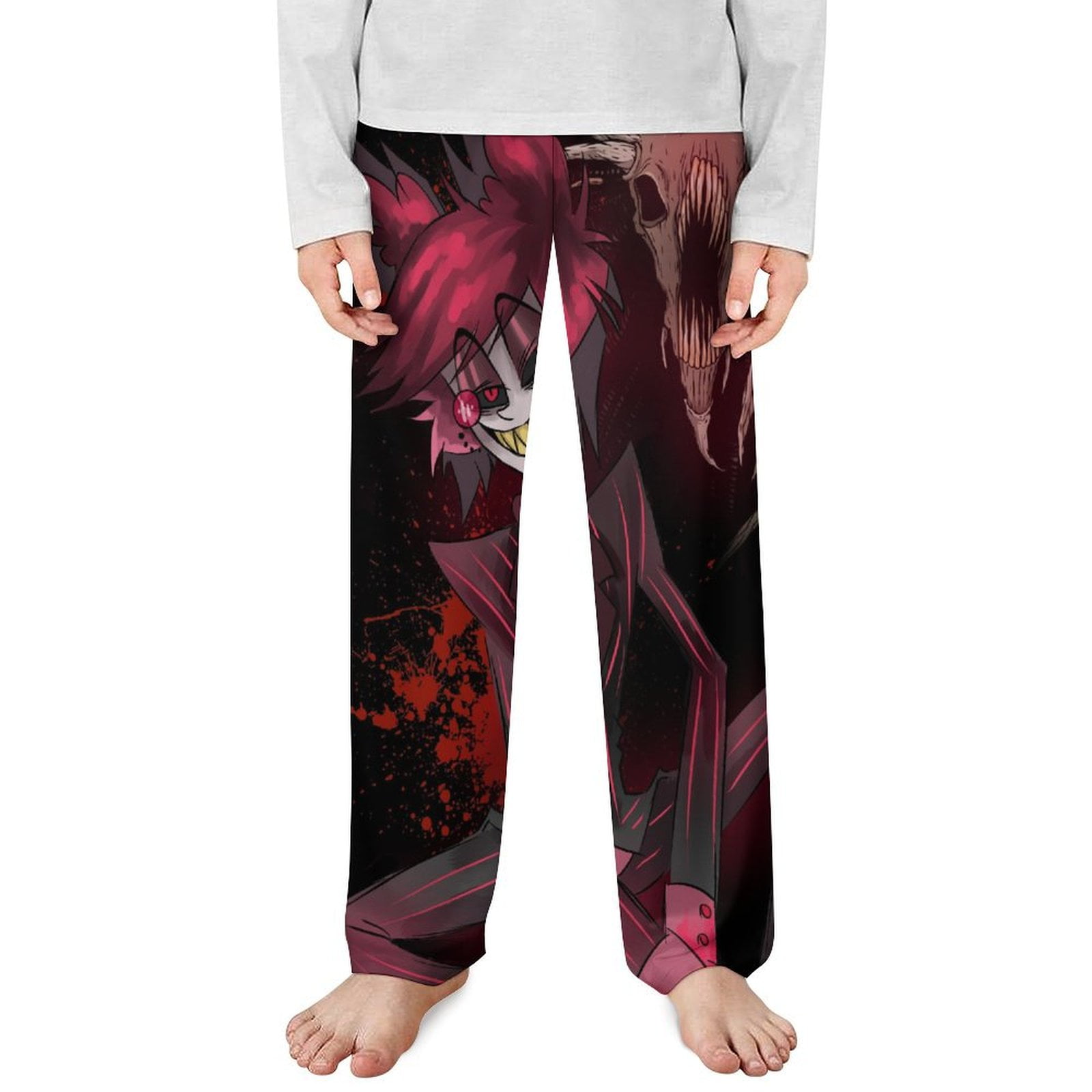Demon Alastor Hazbin Hotel Children's Pajamas Lounge Straight Leg ...