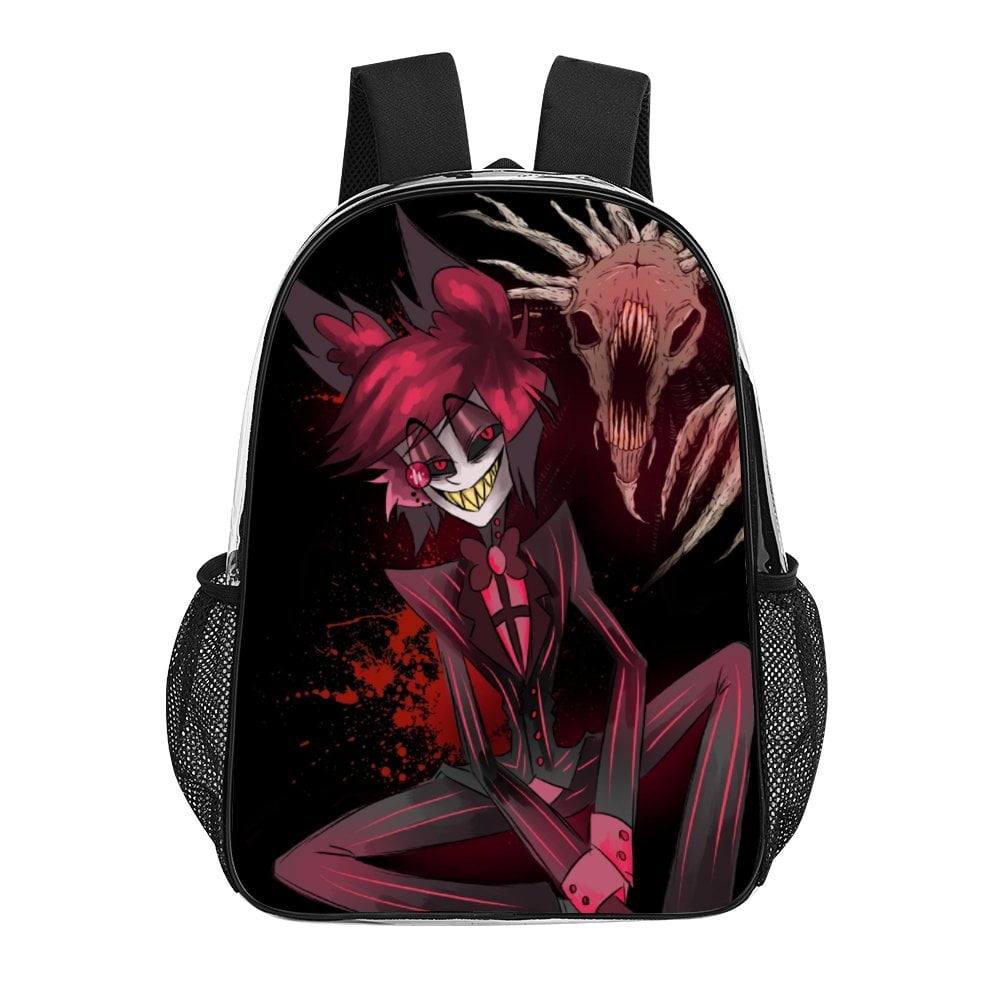 Demon Alastor Hazbin Hotel Clear Backpack 17 Inch Transparent Bag ...