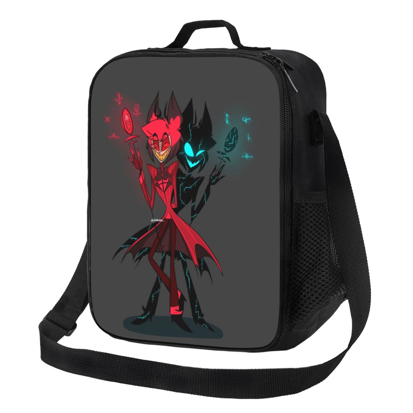Demon Alastor Hazbin Hotel Insulated Lunch Bag Portable Meal Bag ...