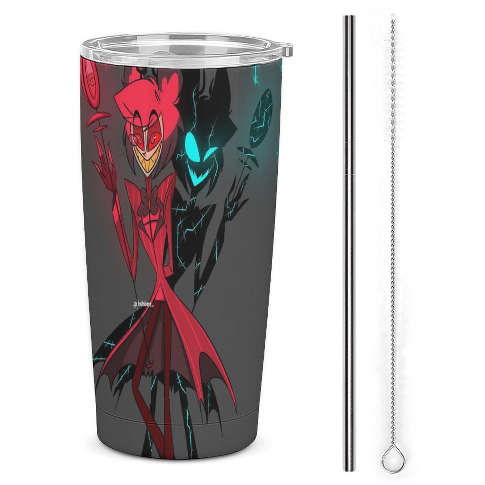 Demon Alastor Hazbin Hotel Stainless Steel Car Cup Thermal Vacuum ...
