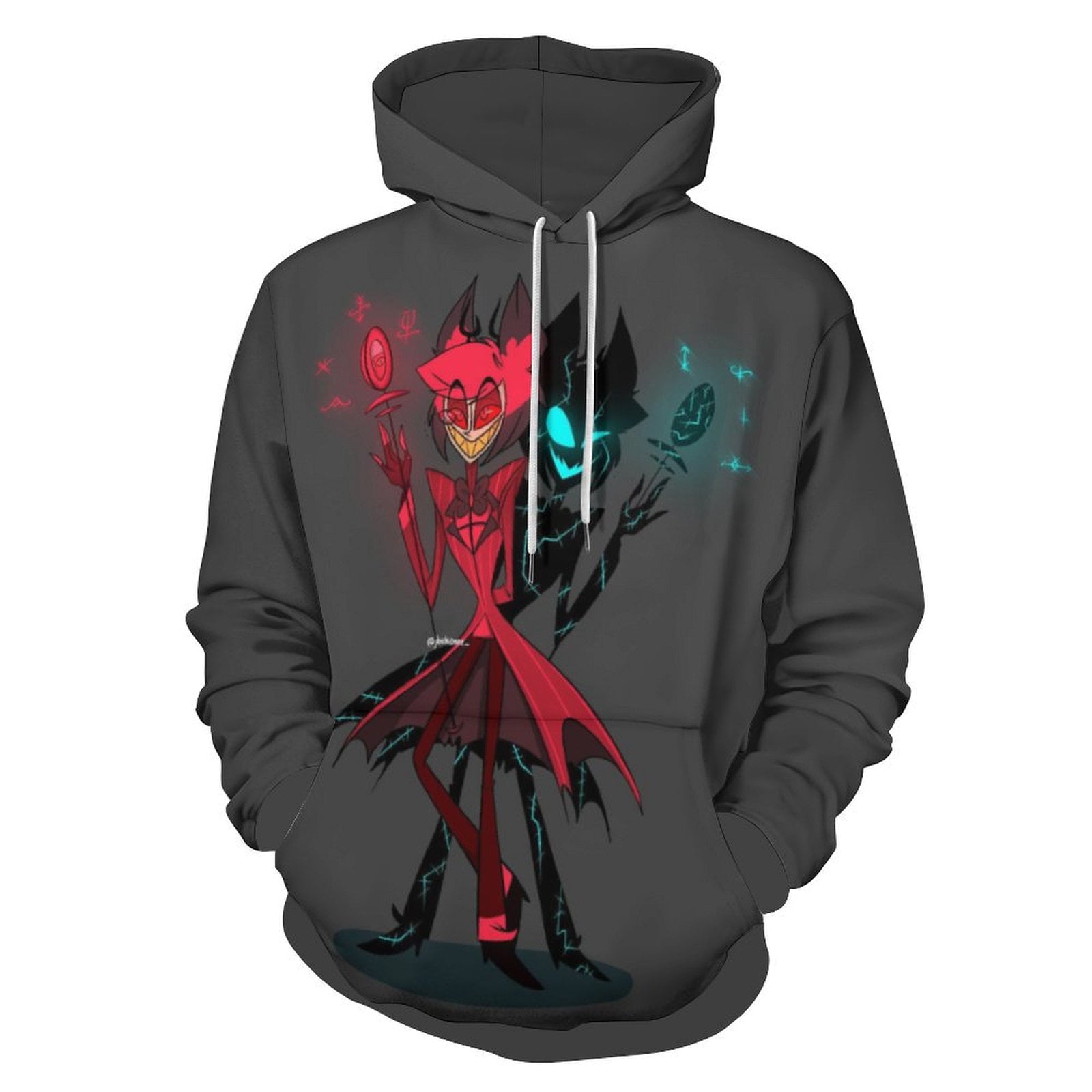 Demon Alastor Hazbin Hotel Unisex Sweatshirts Hoodies 3D Printing ...