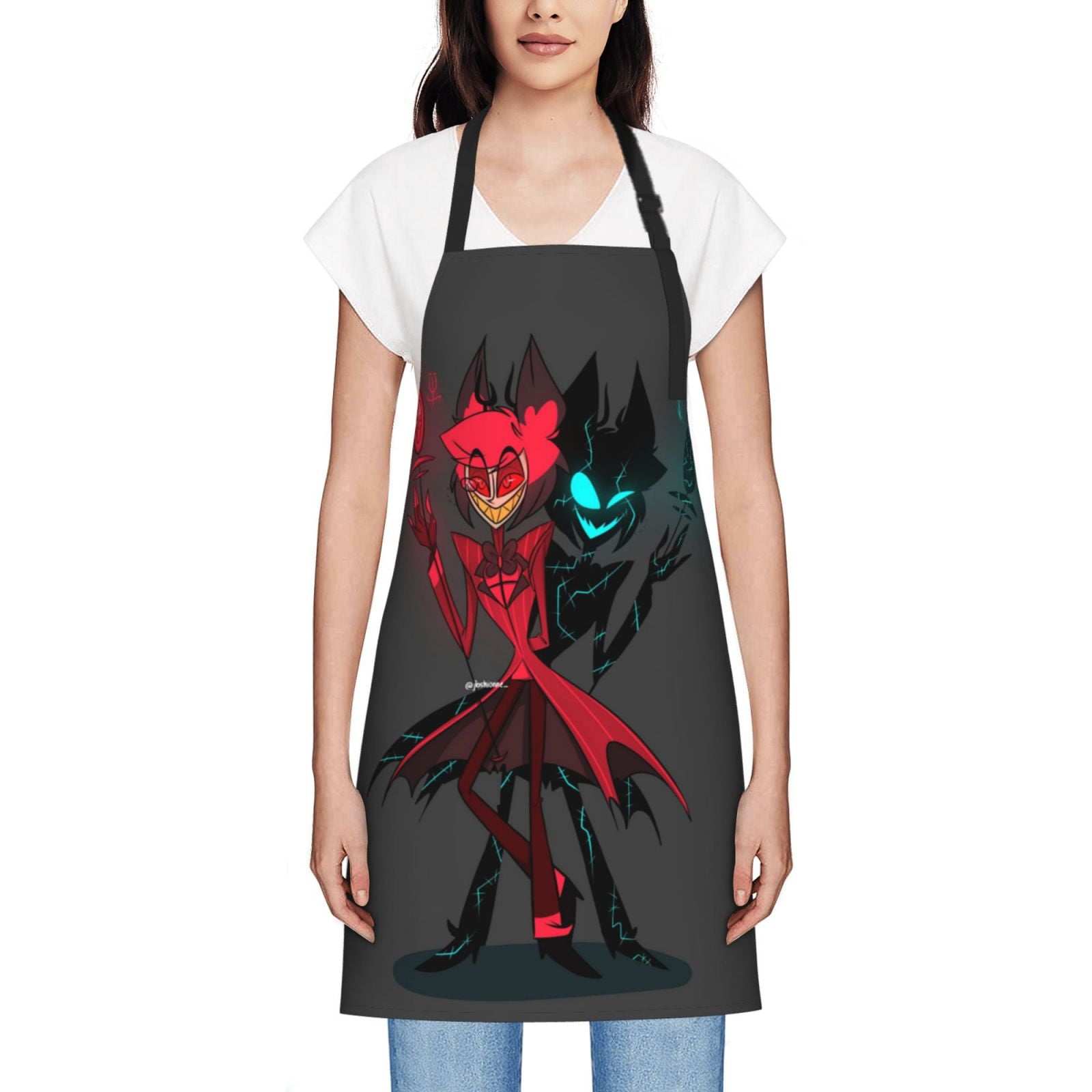 Demon Alastor Hazbin Hotel Waterproof Apron Home Decor For Kitchen ...