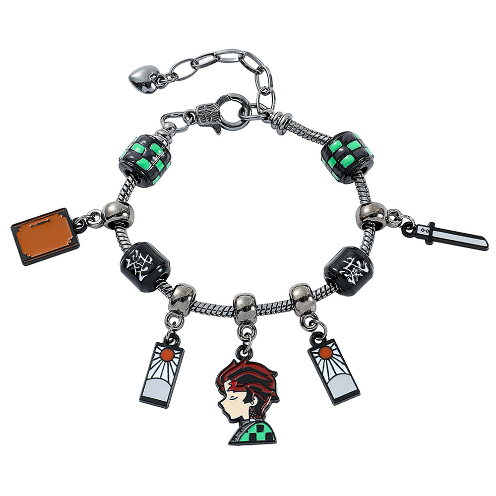 Demon Anime Slayer Charm Bracelet Jewelry Family Cartoon Charm Bracelet ...