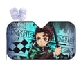 Demon Anime Slayer Kam-Ado Tanji-Rou Car Windshield Sunshade Foldable ...