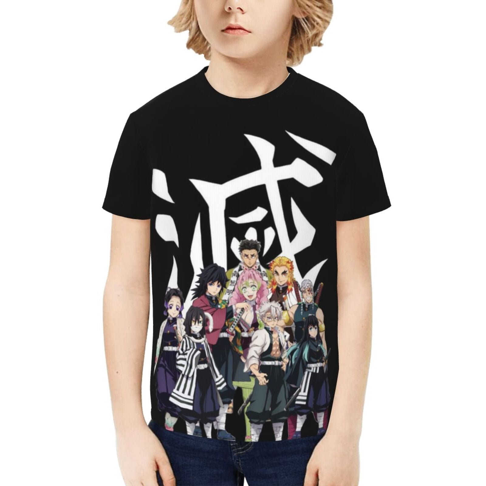 Demon Anime Slayer Kids' Tee Top Printed Comfort Shirt Graphic T-Shirt ...