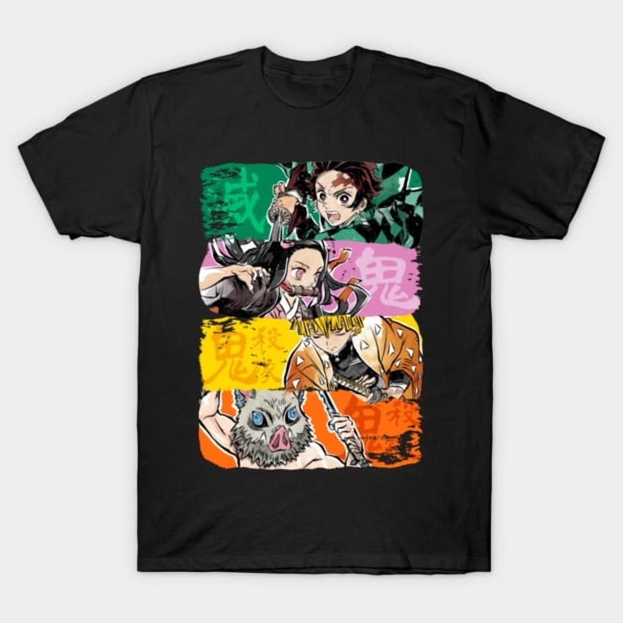 Demon Brushstrokes Japanese Calligraphy Art Graphic, H17745 Unisex T ...