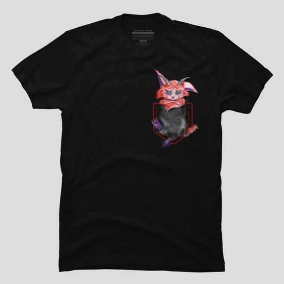 Demon Cat In Your Pocket Funny Cartoon Humor Gothic H27098 Unisex T ...