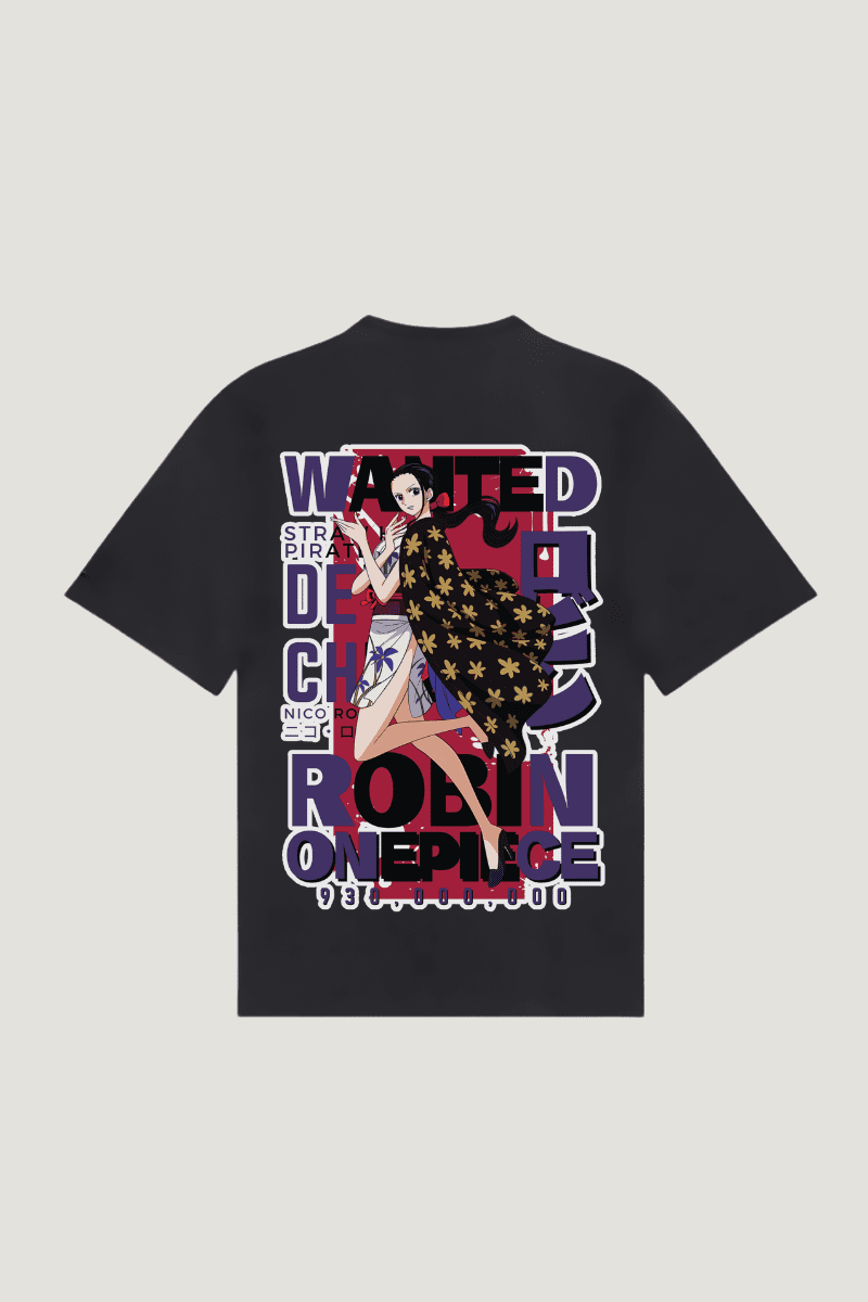 Demon Child: Nico Robin Tee (Black) – One Piece Design, Iconic Style ...