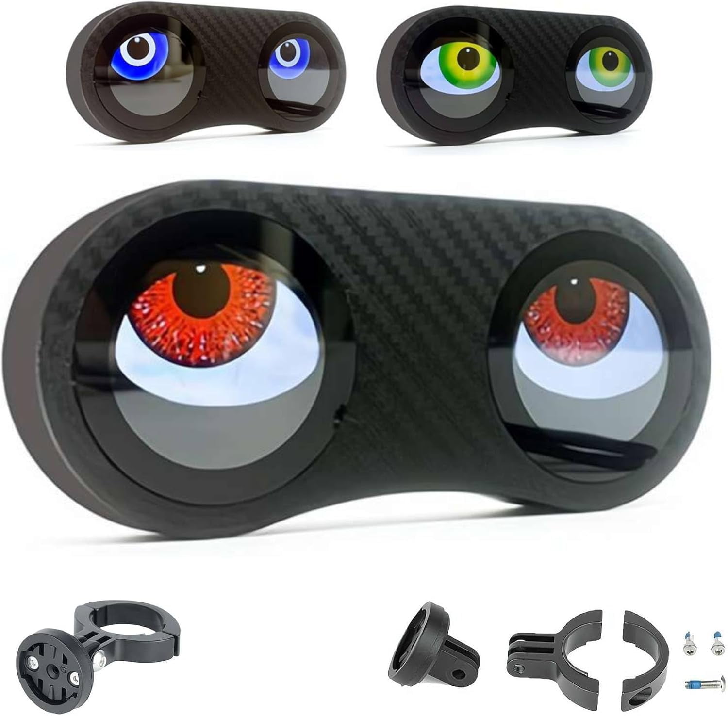 Demon Eyes Bike Tail Light Programmable LED Safety Light with Double Eye Design for Bicycles ...