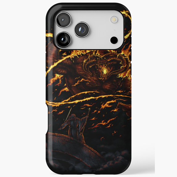 Demon Fire Monster Fantasy Cover for iPhone 11 12 13 14 15 16 17 Pro ...