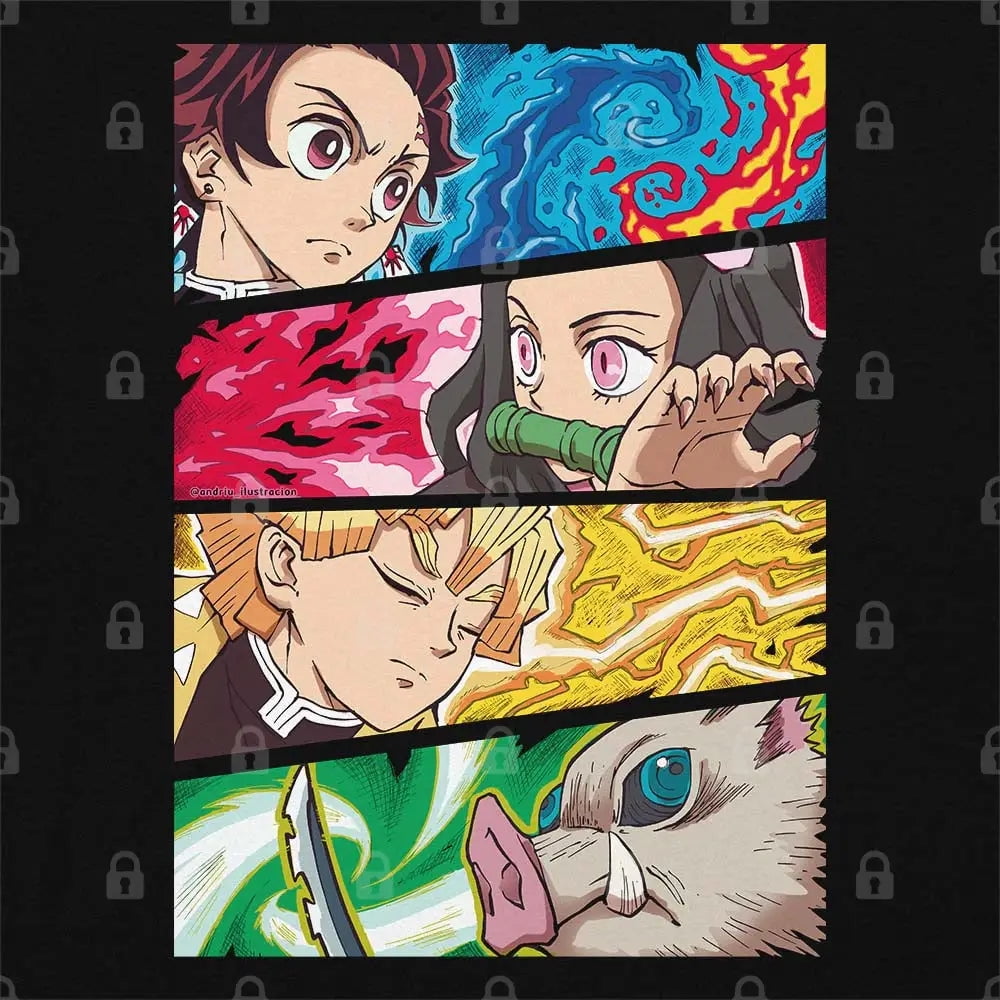 Demon Heroes Unisex T-Shirt Tee Sweatshirt Hoodie Tank Top - Walmart.com