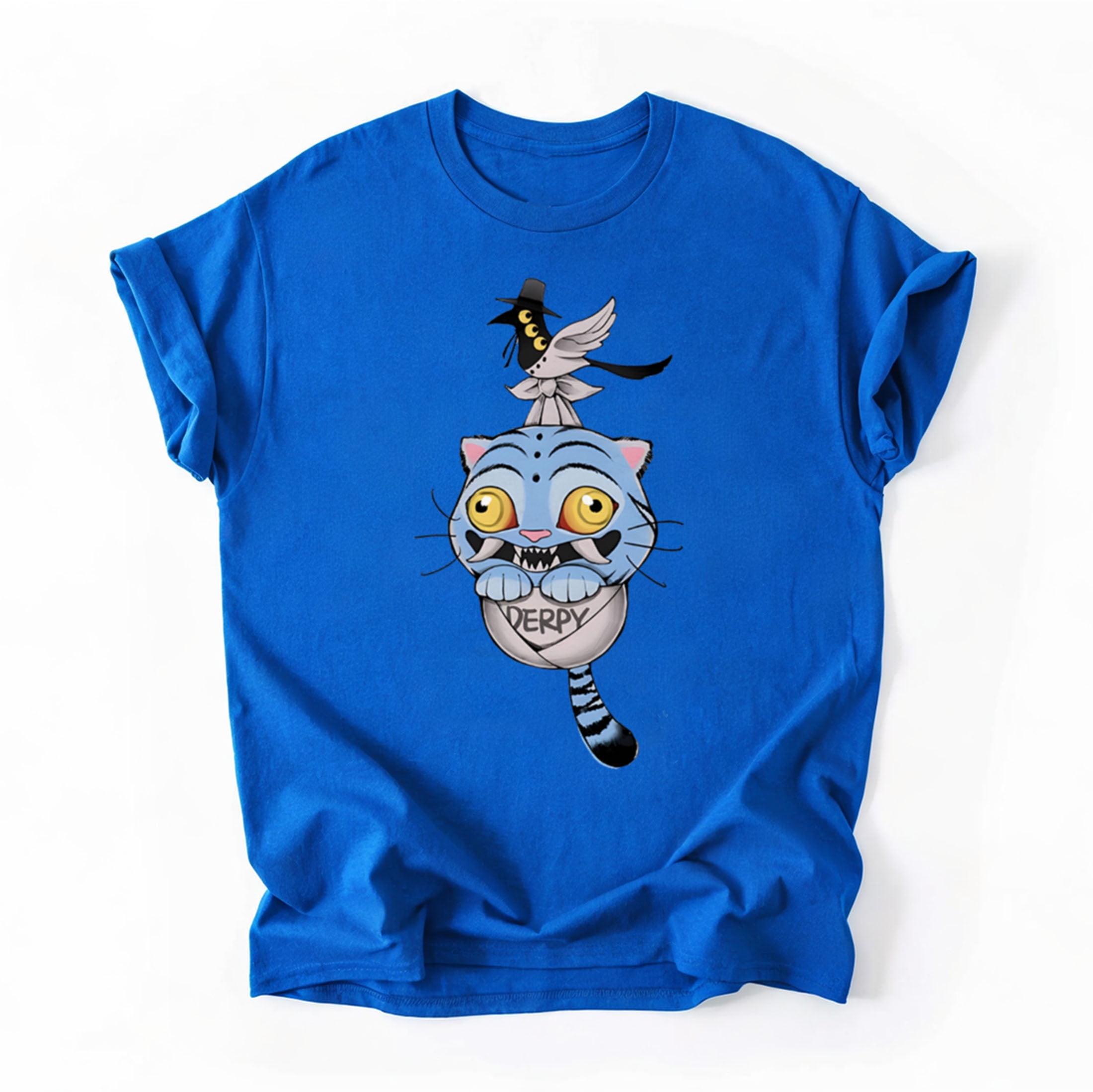 Demon Hunter Tiger Shirt, Hunters Tiger Fan, Derpy the Tiger And Bird ...