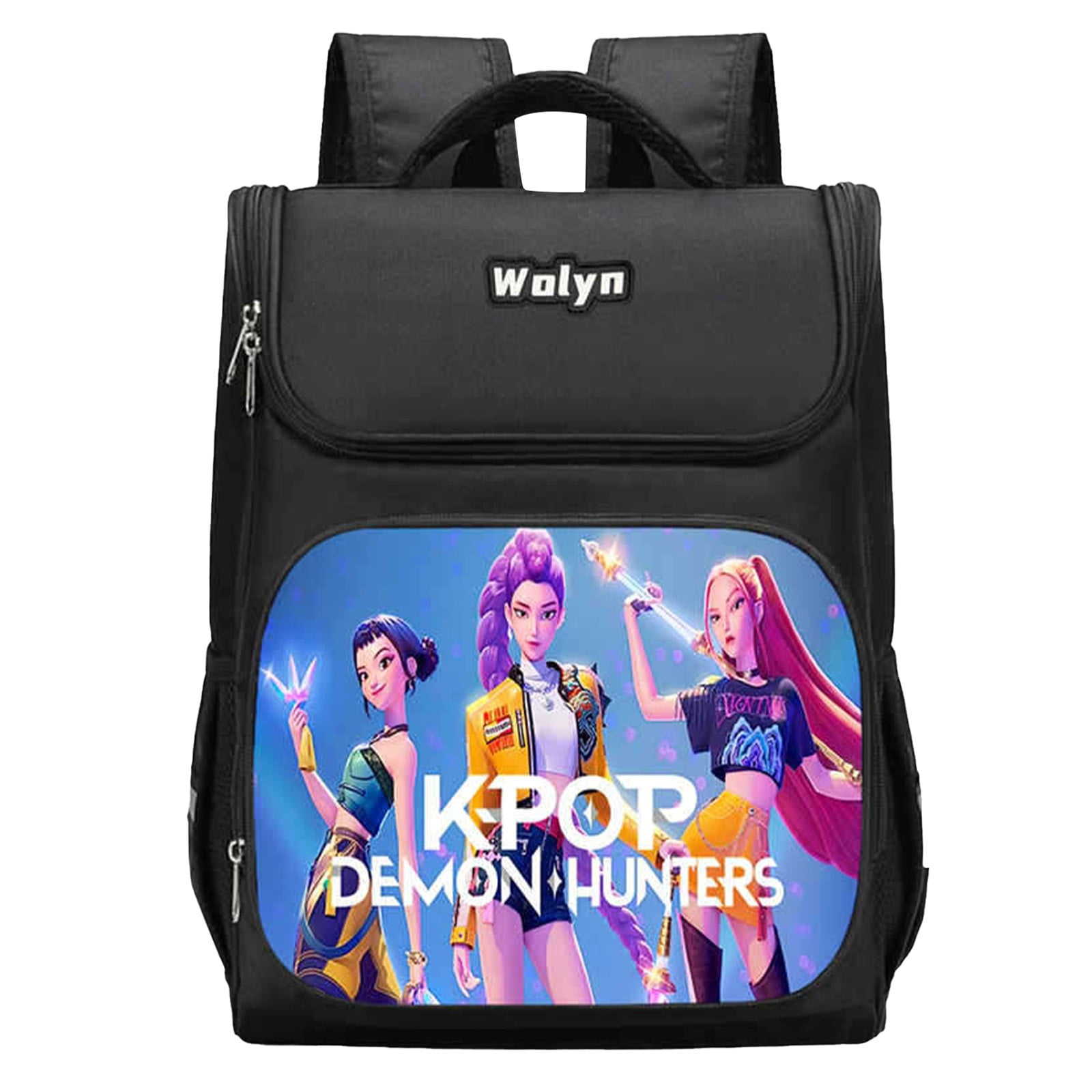 Demon Hunters Huntrix Team School Bag High Definition Printed Large ...