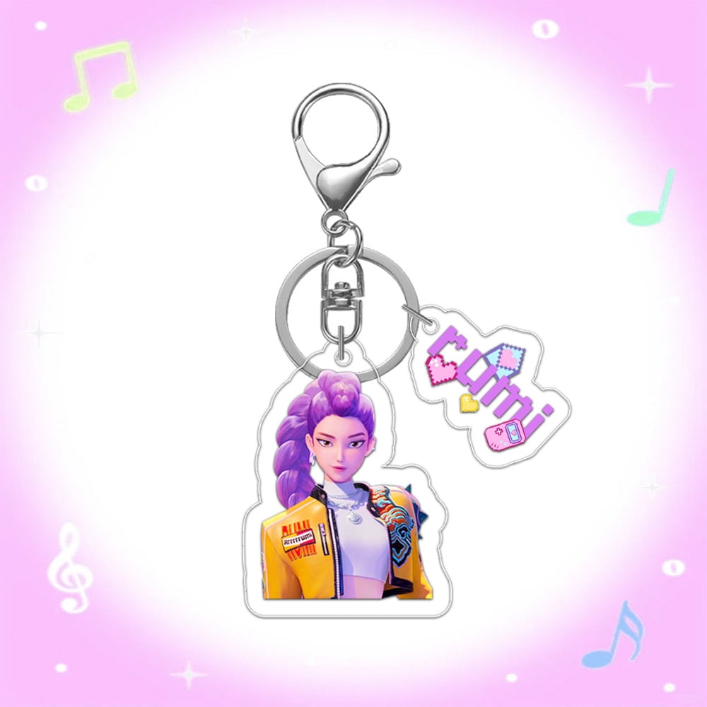 Demon Hunters Kpop Acrylic Keychain Set - Ages 8+ Cute Anime Backpack ...