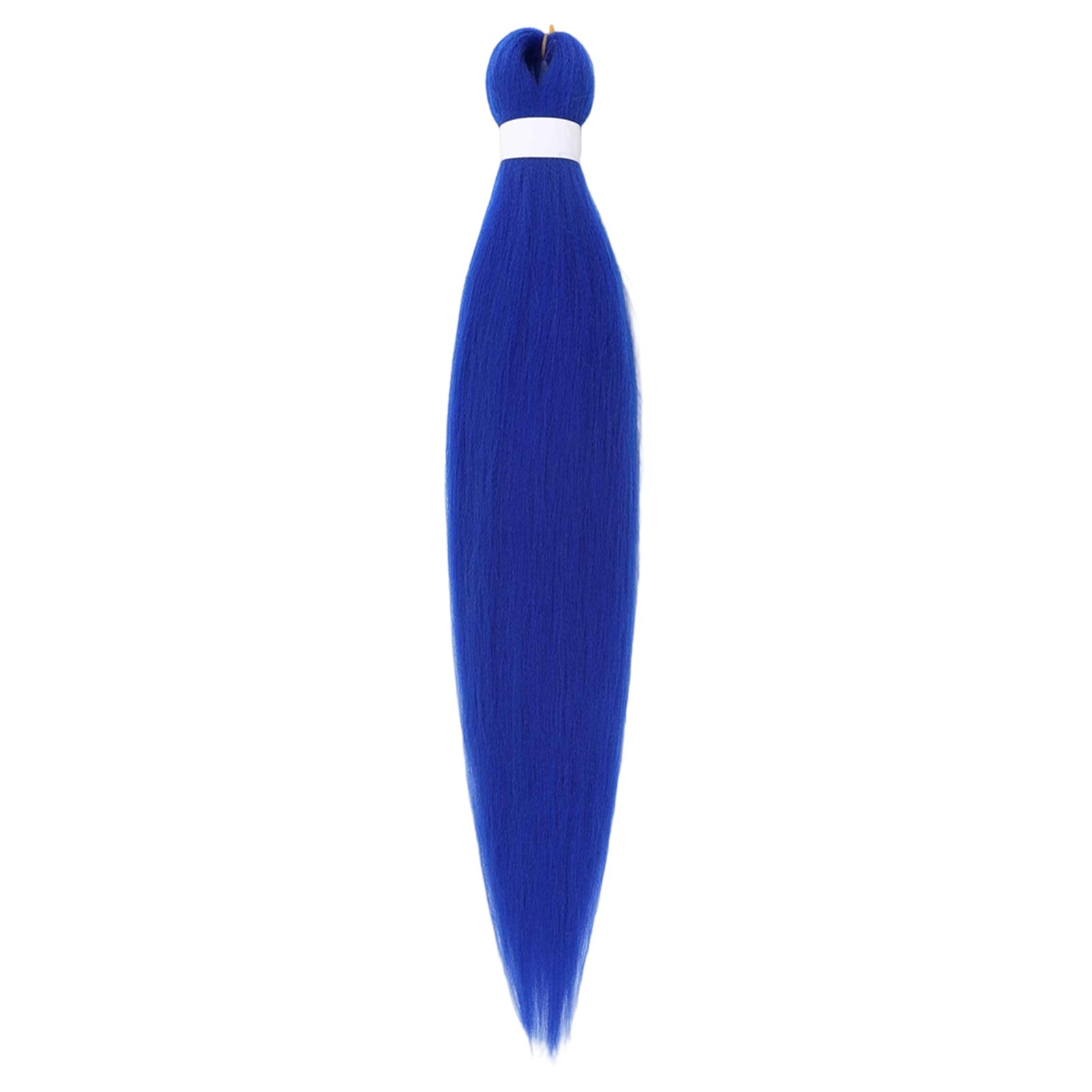 Long Blue Braiding Hair Pre Stretched Synthetic Braiding hair ...